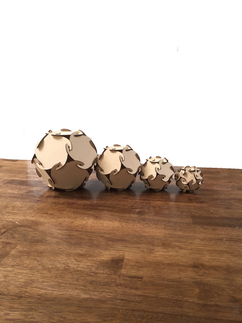 DIGITAL Wooden Sphere Laser Cut File SVG Laser File - Etsy
