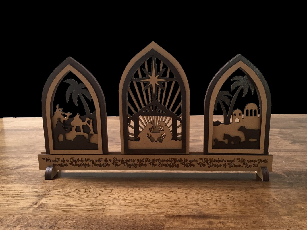 Layered Triptych Nativity Scene - Etsy