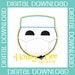 Doctor Emoji Feltie Design Scrub Emoji Feltie Embroidery - Etsy