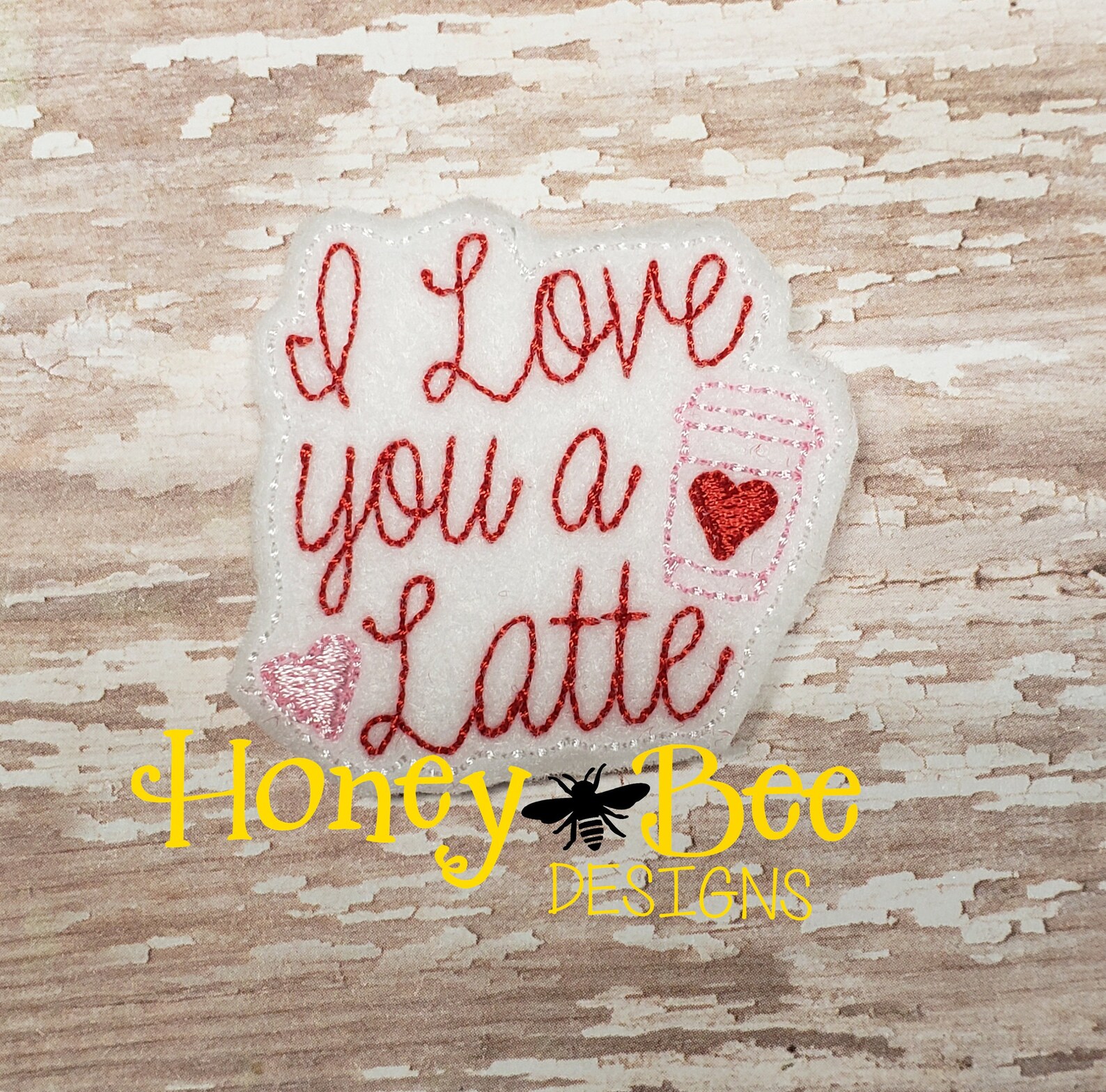 Valentine Feltie Designs, Valentine's Day Feltie Embroidery Design, I ...