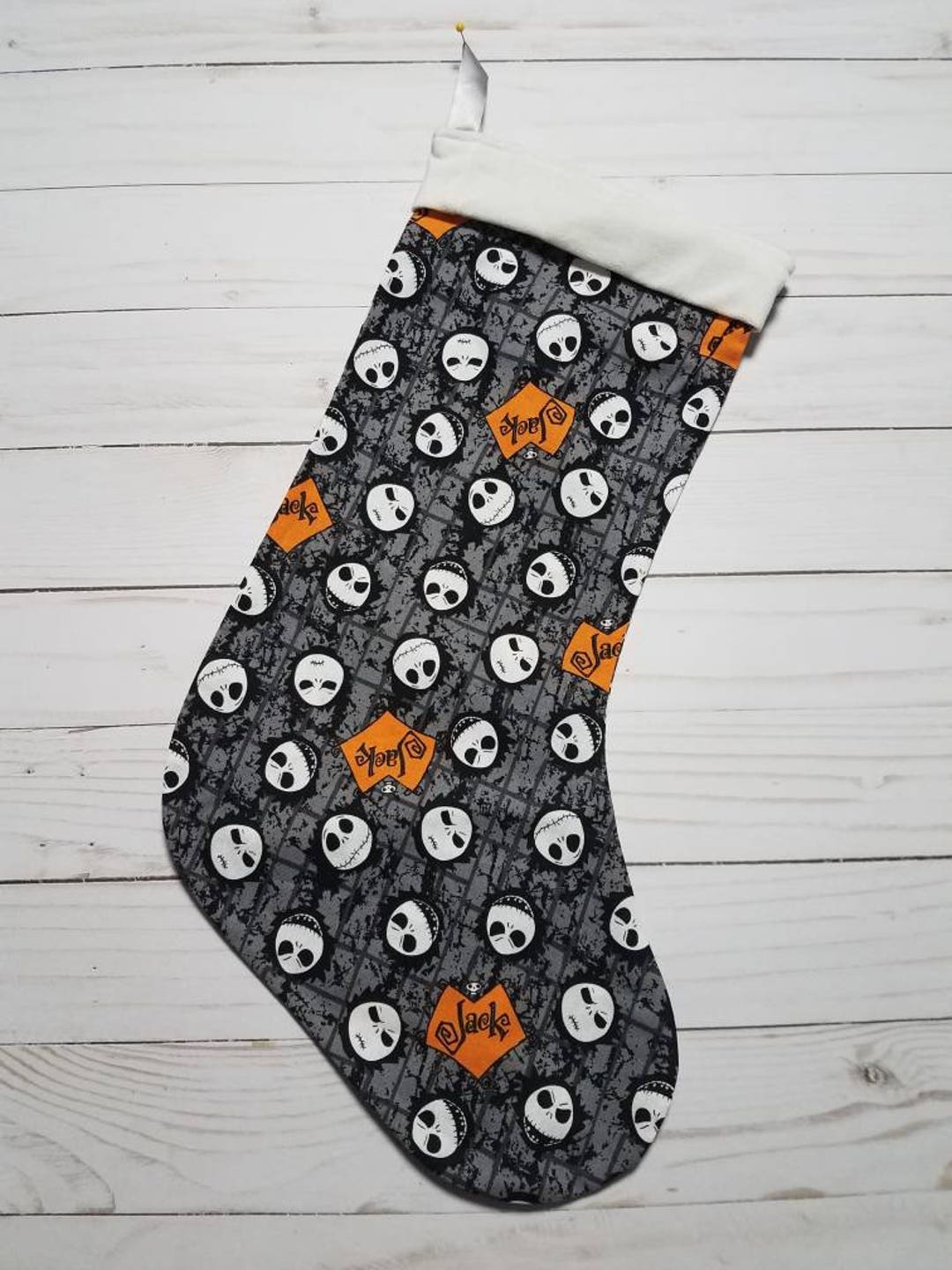 Nightmare Before Christmas Jack Skellington Christmas Stocking - Etsy