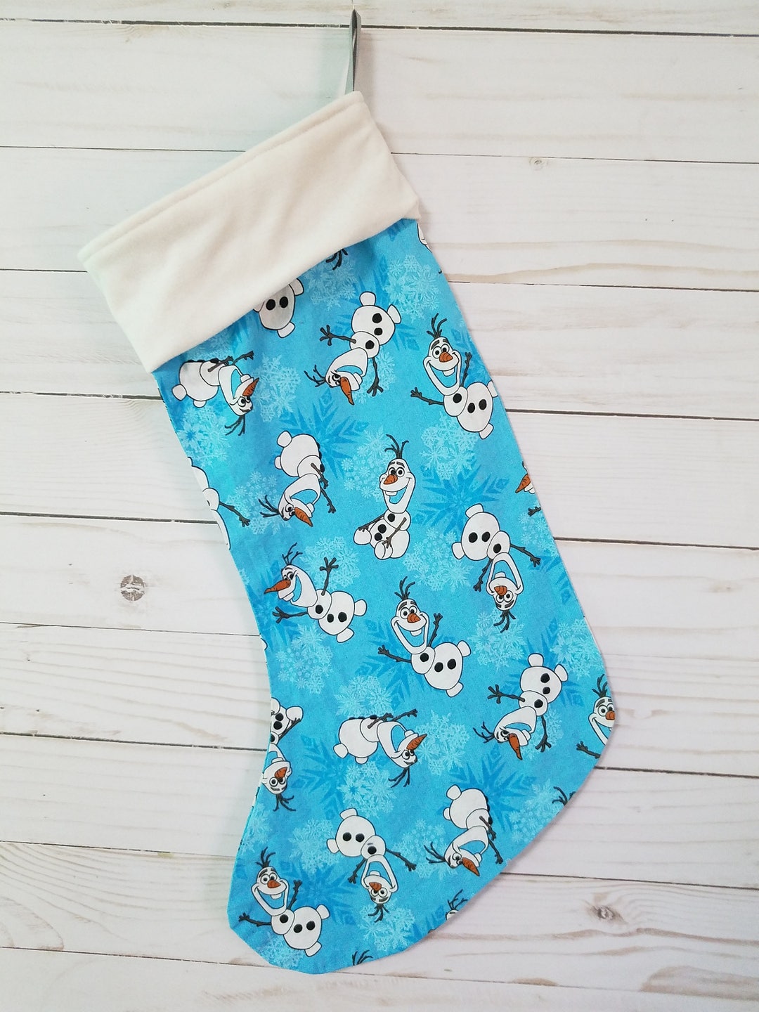 Olaf, Elsa, Anna Christmas Stocking - Etsy