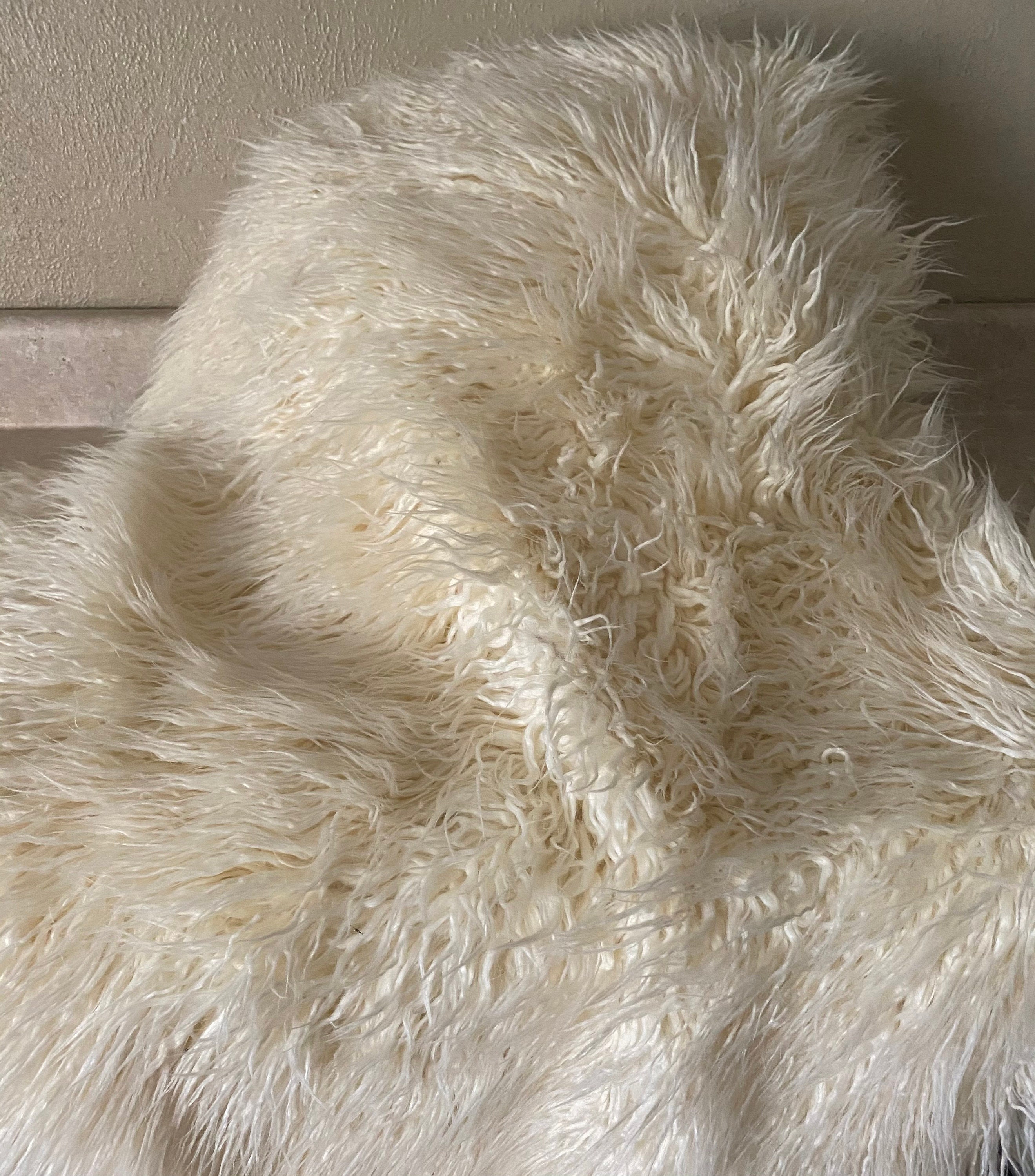 FLOKATI Faux Fur Off White Cream 5ft x 3ft Newborn Photo | Etsy