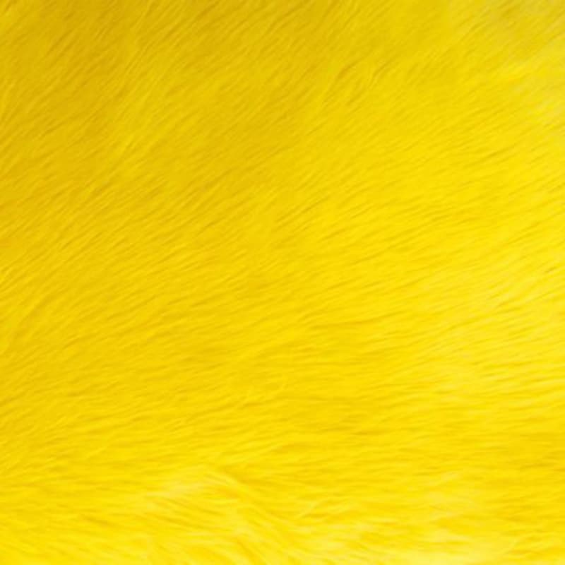 Yellow Fur Fabric - Etsy