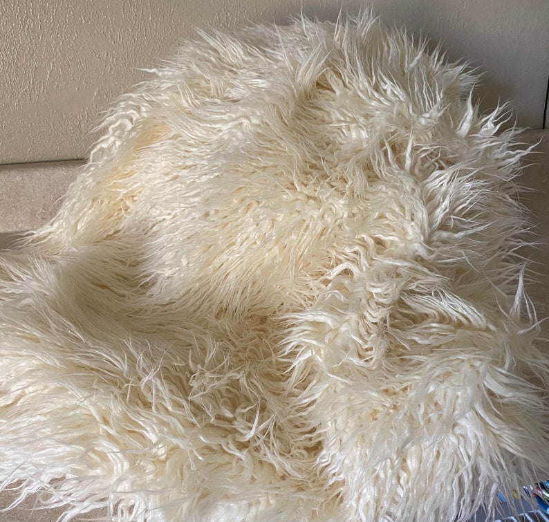 FLOKATI Faux Fur off White Cream 5ft X 3ft Newborn Photo - Etsy