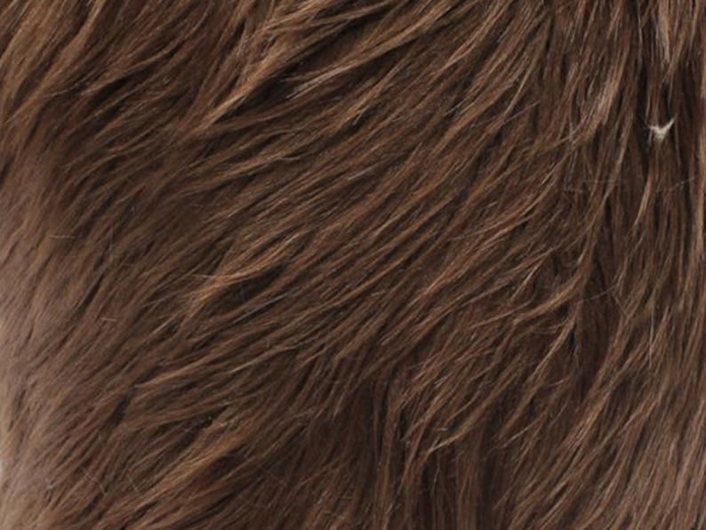 BROWN Shaggy Faux Fur, Plush Pile, 18"x30" Photo Prop Basket Filler ...