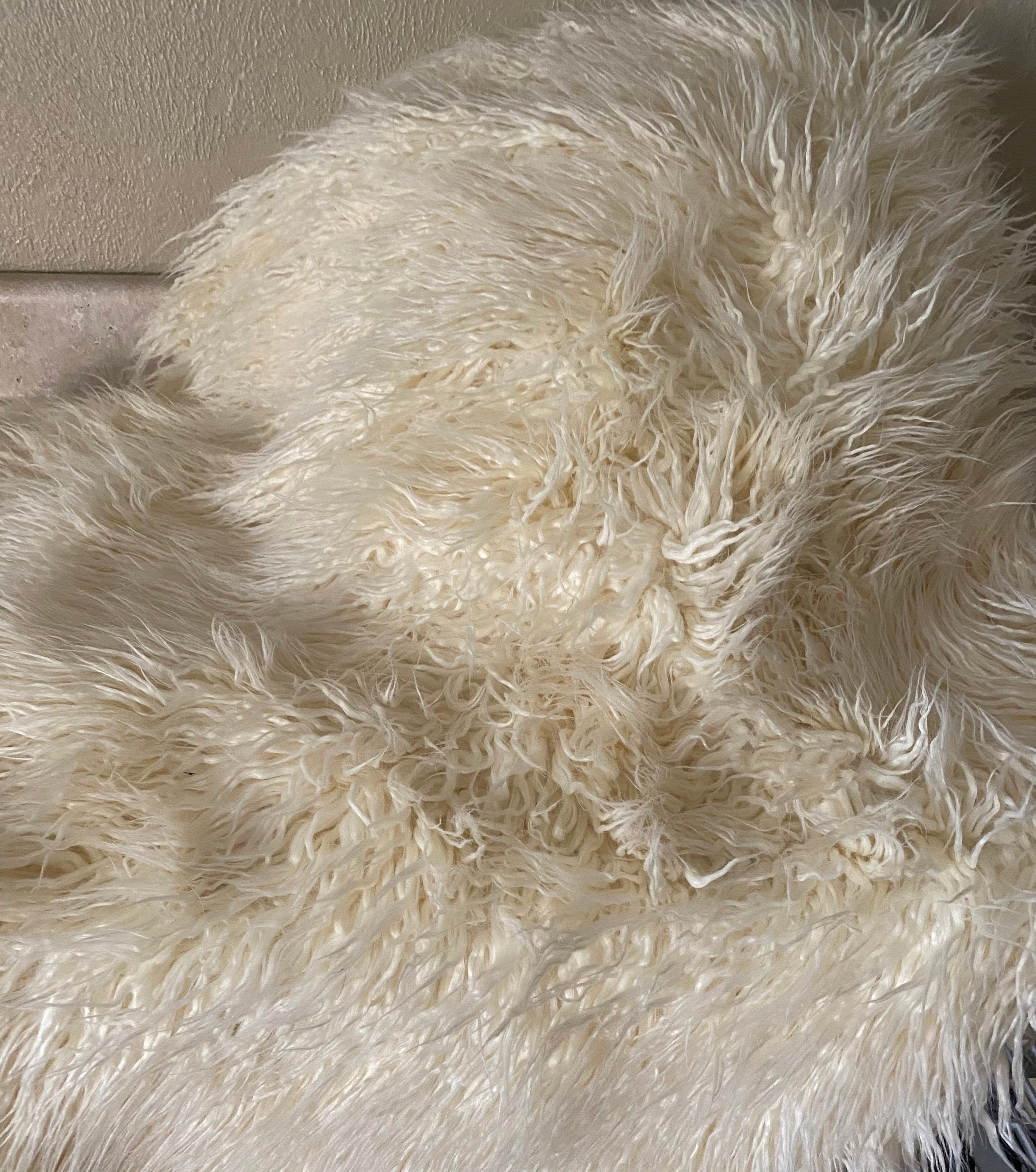FLOKATI Faux Fur Off White Cream 5ft x 3ft Newborn Photo | Etsy