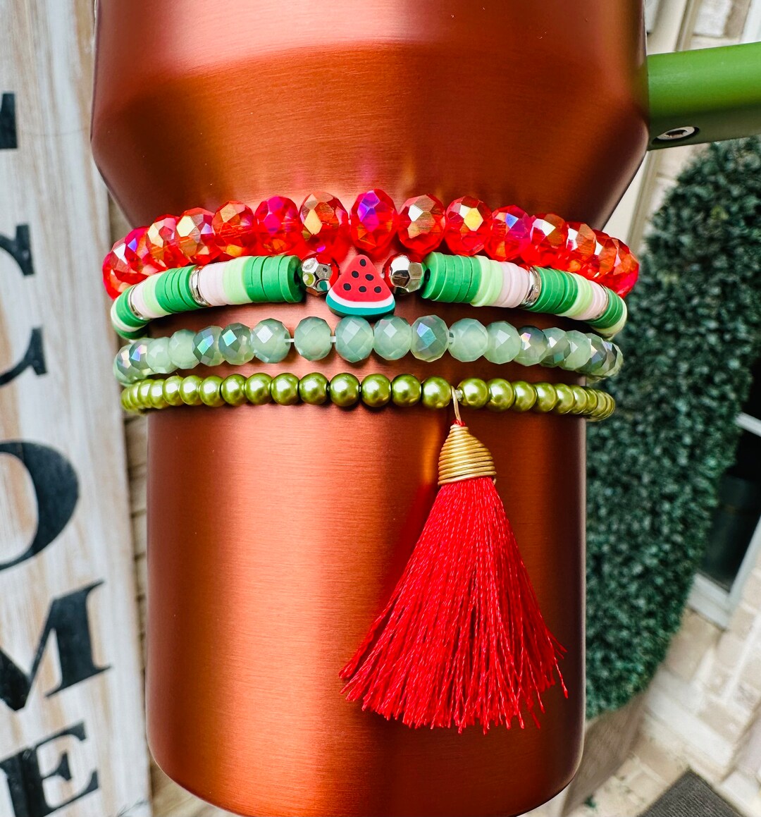 NEW Watermelon Moonshine LW Collection Custom Charm Stack Tumbler Boot ...