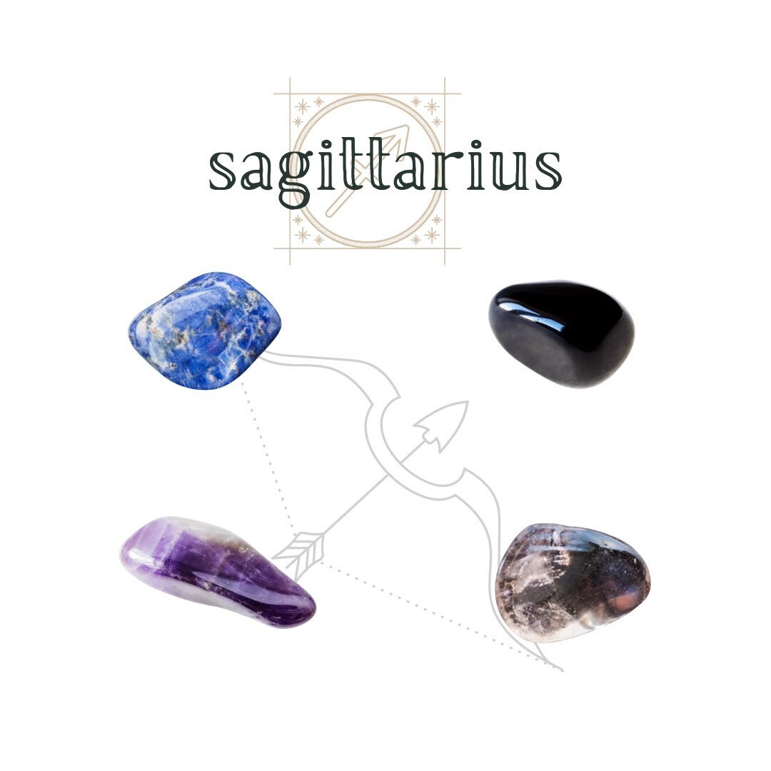 Sagittarius Crystal Kit, Horoscope Collection, Zodiac Kit, Healing ...