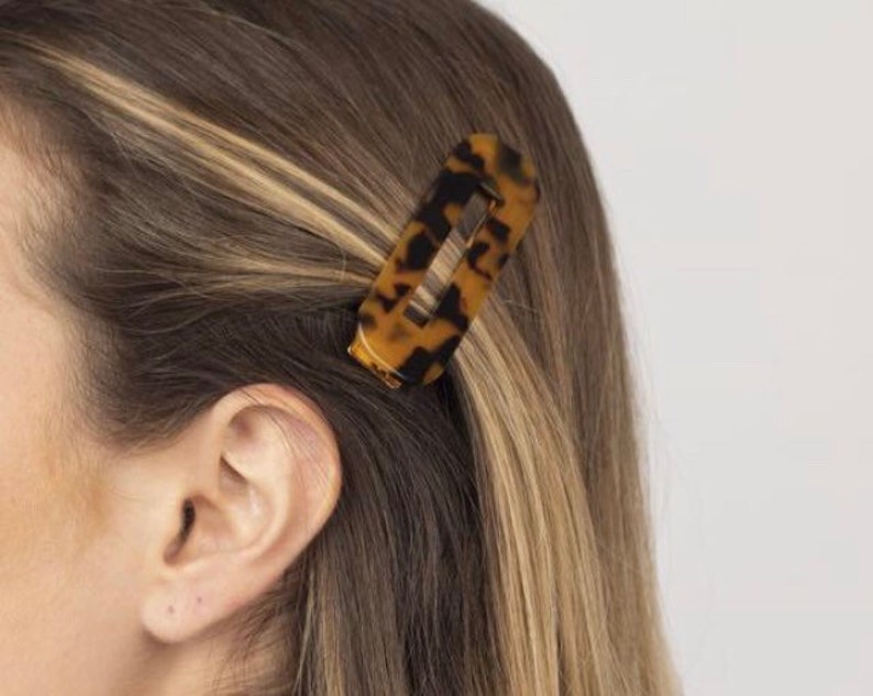 Tortoise Hair Clip Animal Print Hair Accessory Cheeta - Etsy
