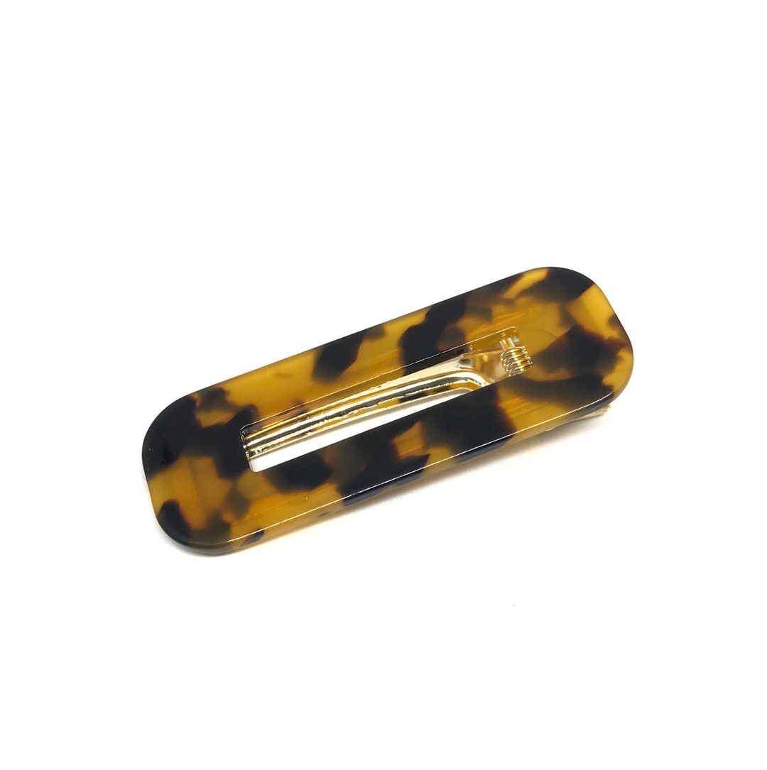 Tortoise Hair Clip, Animal Print Hair Accessory, Cheeta Barrette ...