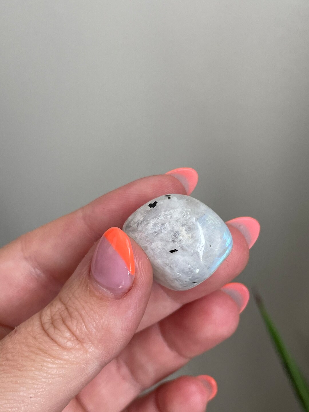 Moonstone Tumbled Stone, Polished Crystal, Chakra Gemstones, Meditation ...