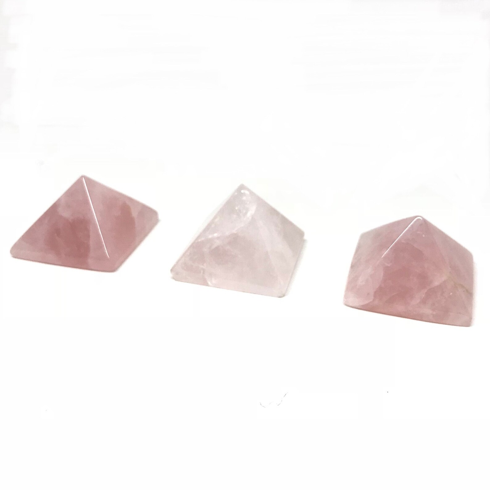 Rose Quartz Pyramid Quartz Crystal Pyramid Natural Quartz - Etsy