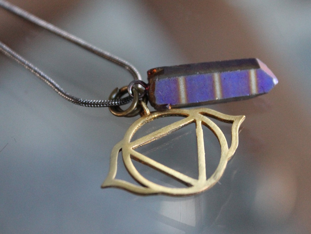 Third Eye Necklace, Chakra Jewelry, Portal Healing Jewellery, Reiki ...
