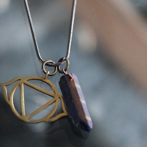Third Eye Necklace, Chakra Jewelry, Portal Healing Jewellery, Reiki ...