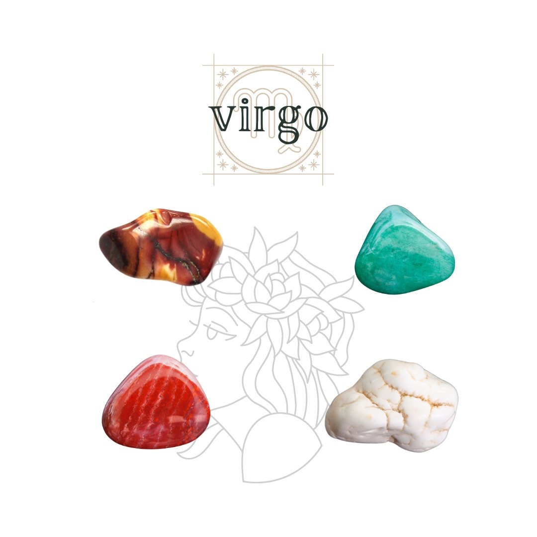 Virgo Crystal Kit, Horoscope Collection, Virgo Zodiac Kit, Healing ...