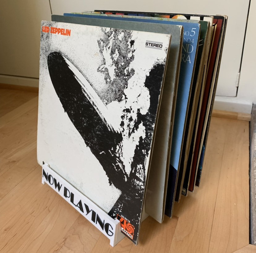 Now Playing Vinyl Album display holds 10 albums Now Spinning | Etsy