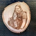 Custom Personalized Laser Engraved Wooden Tree Round, Your Personal ...