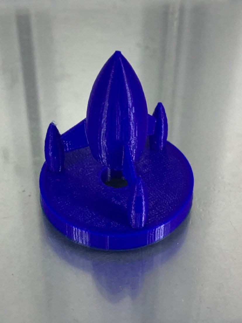 Rocket Vinyl Adapter, Futuristic 45 Adapter, 3D Printed, Perfect for ...