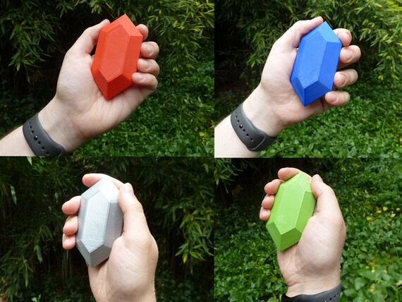 Legend of Zelda Rupee Case 3d Printed Link 3D Printed Stash | Etsy