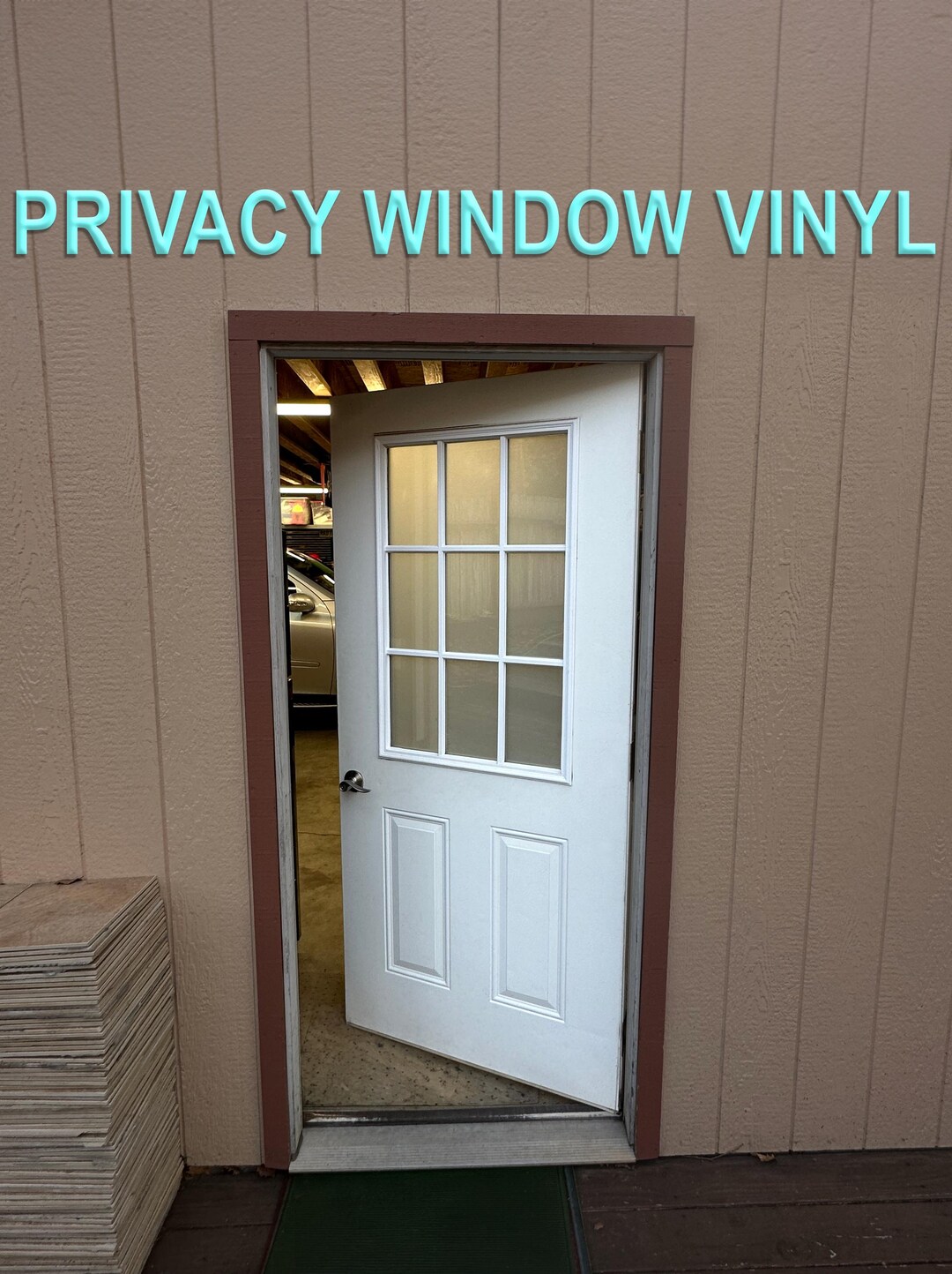 Privacy Window Vinyl Sheets for Home Windows. Custom Sizes and ...