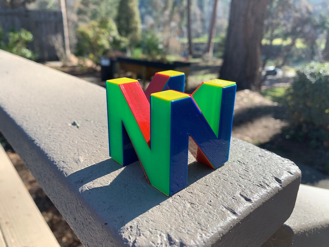 N64 Figurine 3D Printed, Nintendo 64 Statue, 2, 3, 4 Sizes Available ...