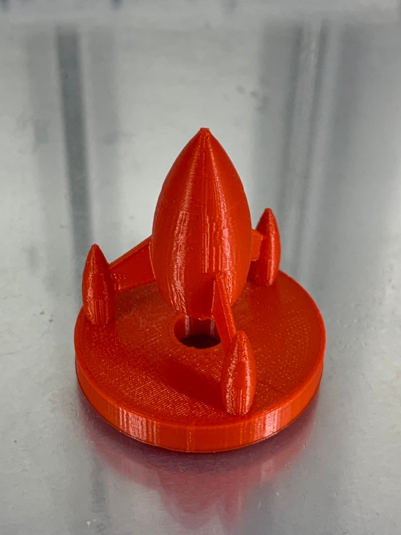 Rocket Vinyl Adapter Futuristic 45 Adapter 3D Printed - Etsy UK
