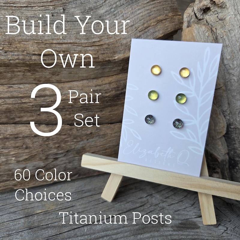 Multi Set Post Earrings - Etsy
