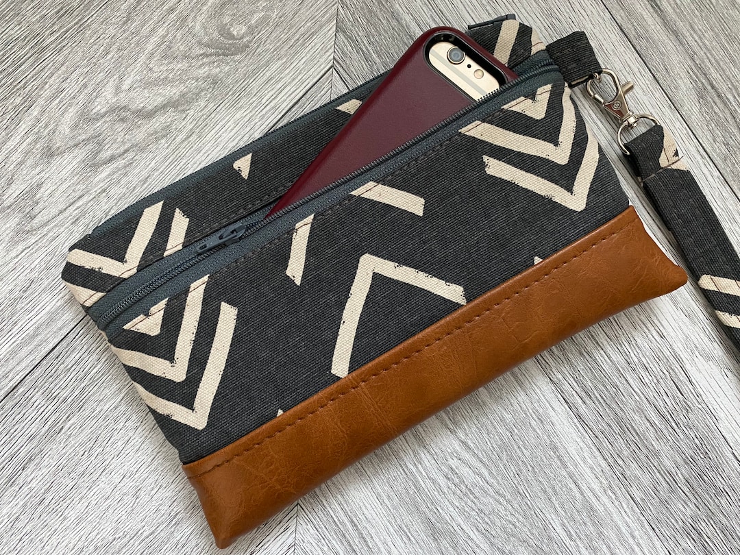 Wristlet Wallet, iPhone Wristlet Purse, Vegan Leather Wristlet ...