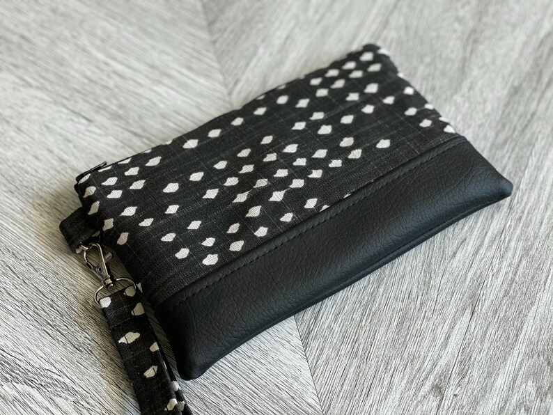 Wristlet Wallet IPhone Wristlet Purse Vegan Leather | Etsy