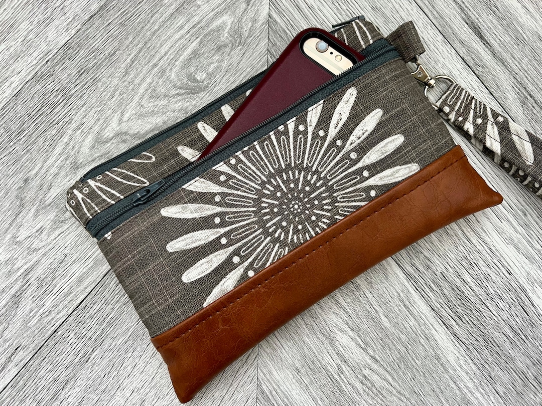 Wristlet Wallet, iPhone Wristlet Purse, Vegan Leather Wristlet ...