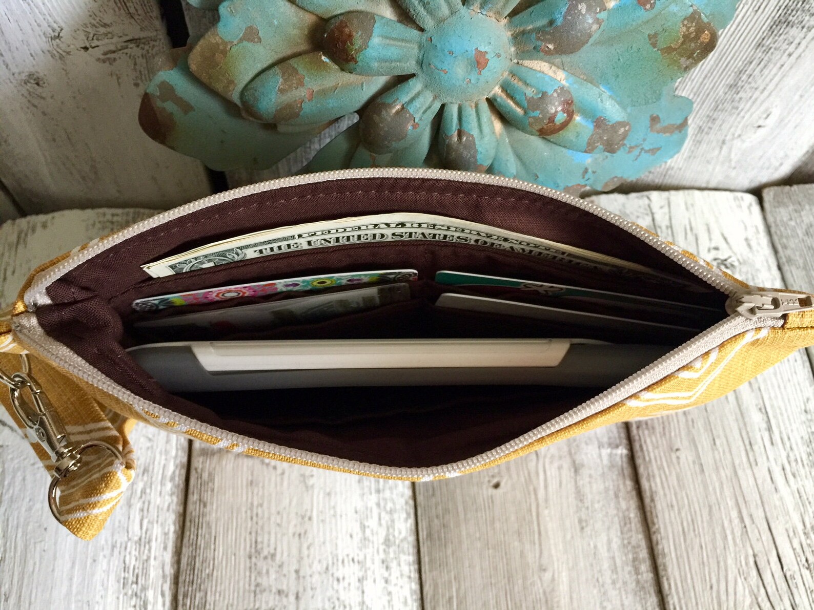 Wristlet Wallet Iphone Wristlet Purse Vegan Leather - Etsy