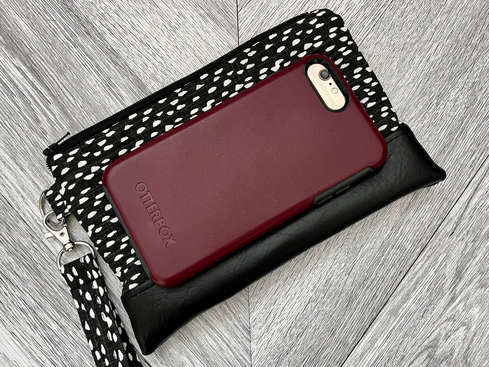 Wristlet Wallet Iphone Wristlet Purse Vegan Leather - Etsy