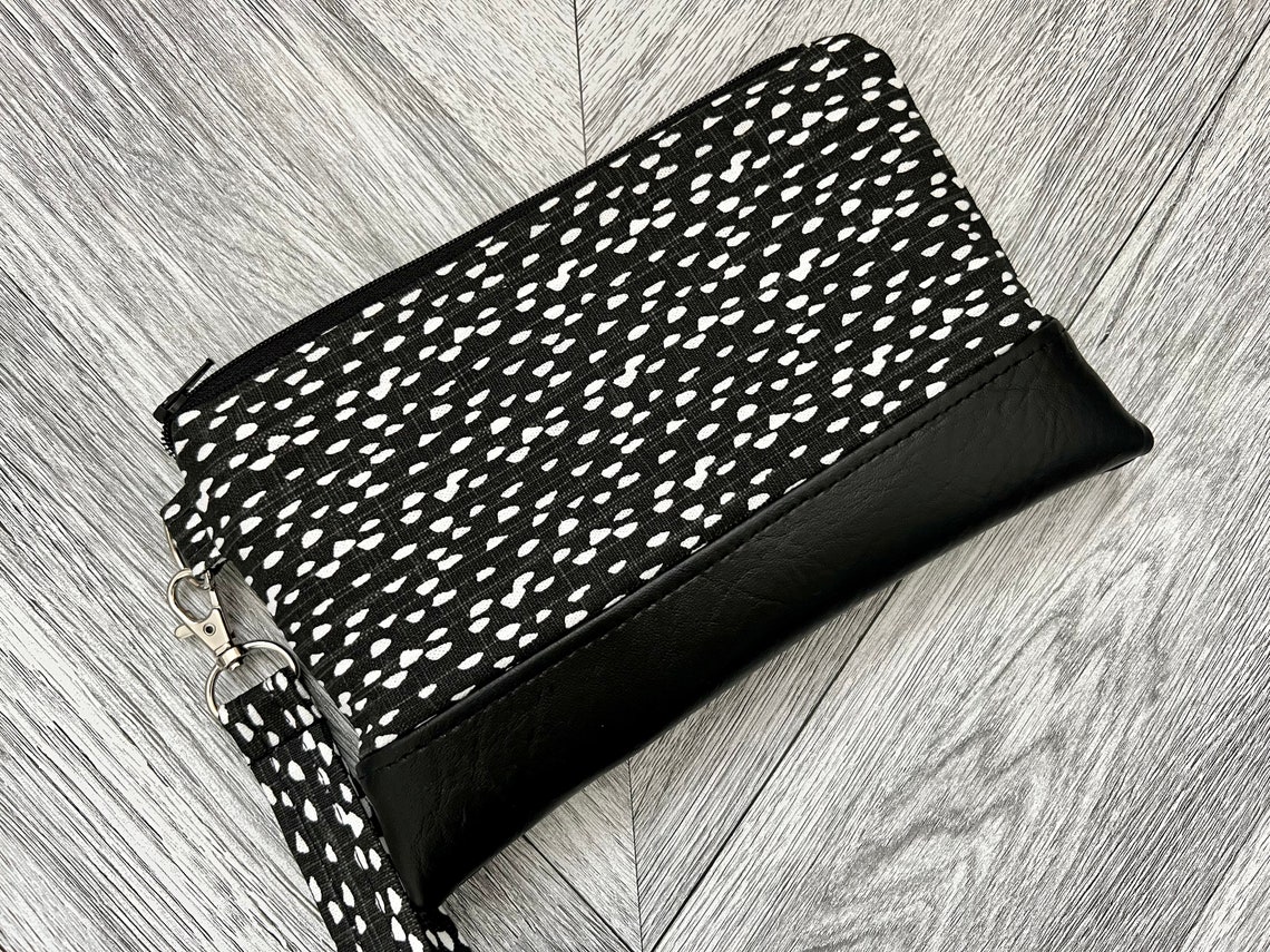 Wristlet Wallet Iphone Wristlet Purse Vegan Leather - Etsy