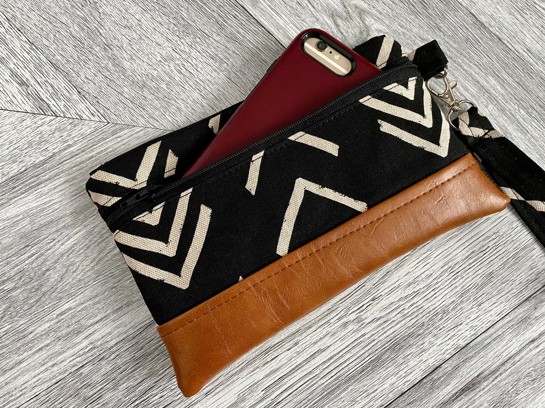 Wristlet Wallet, iPhone Wristlet Purse, Vegan Leather Wristlet ...