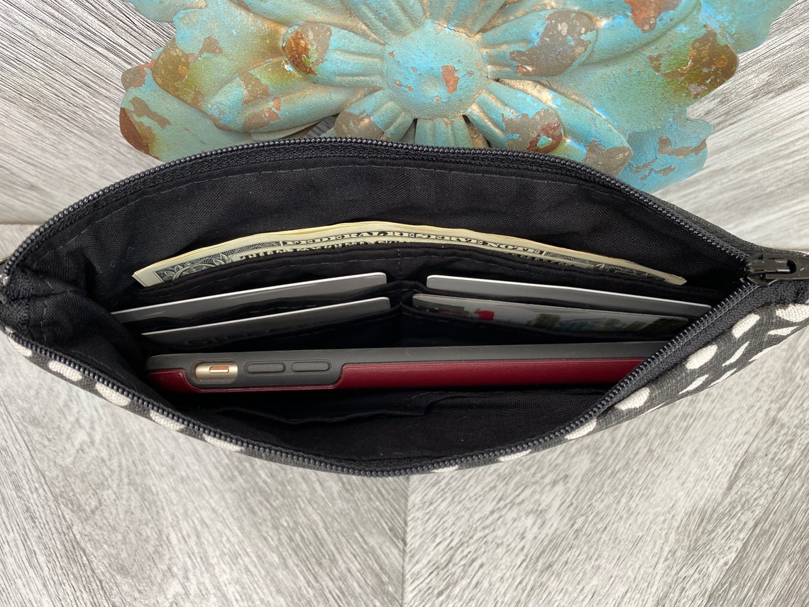 Wristlet Wallet Iphone Wristlet Purse Vegan Leather - Etsy