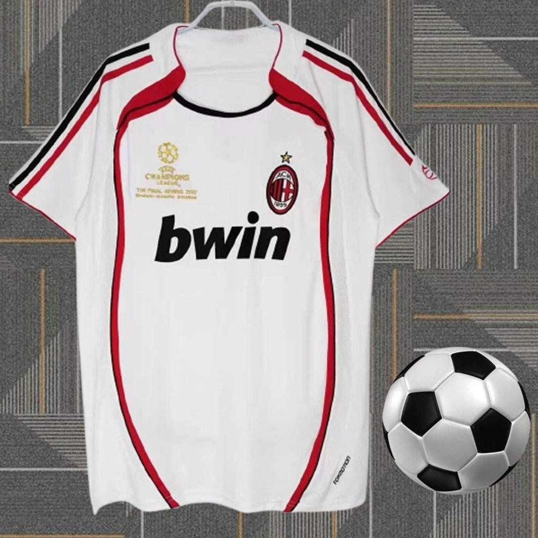 2006-2007 AC Milan Champions League Final Jersey, Retro AC Milan Football Jersey, Jersey Set ...