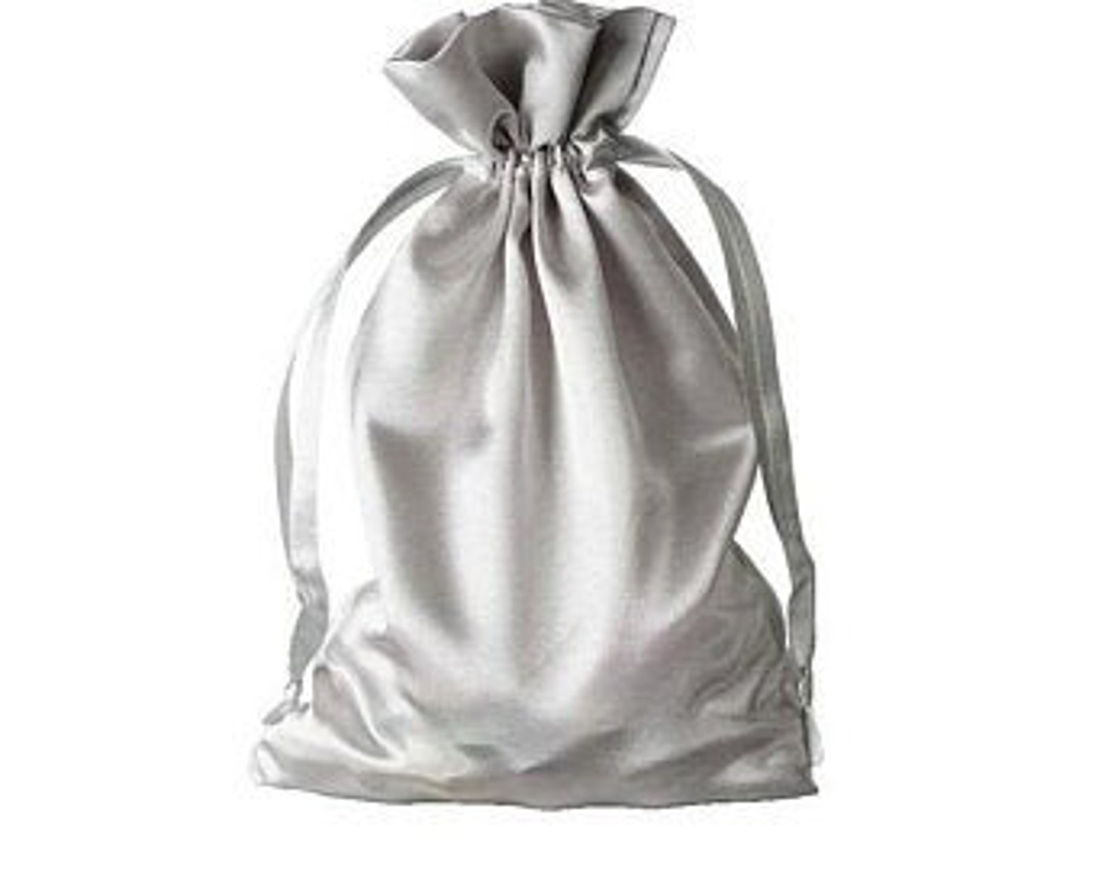 Extra Extra Large 12 X 15 Silver Satin Gift Bag - Etsy