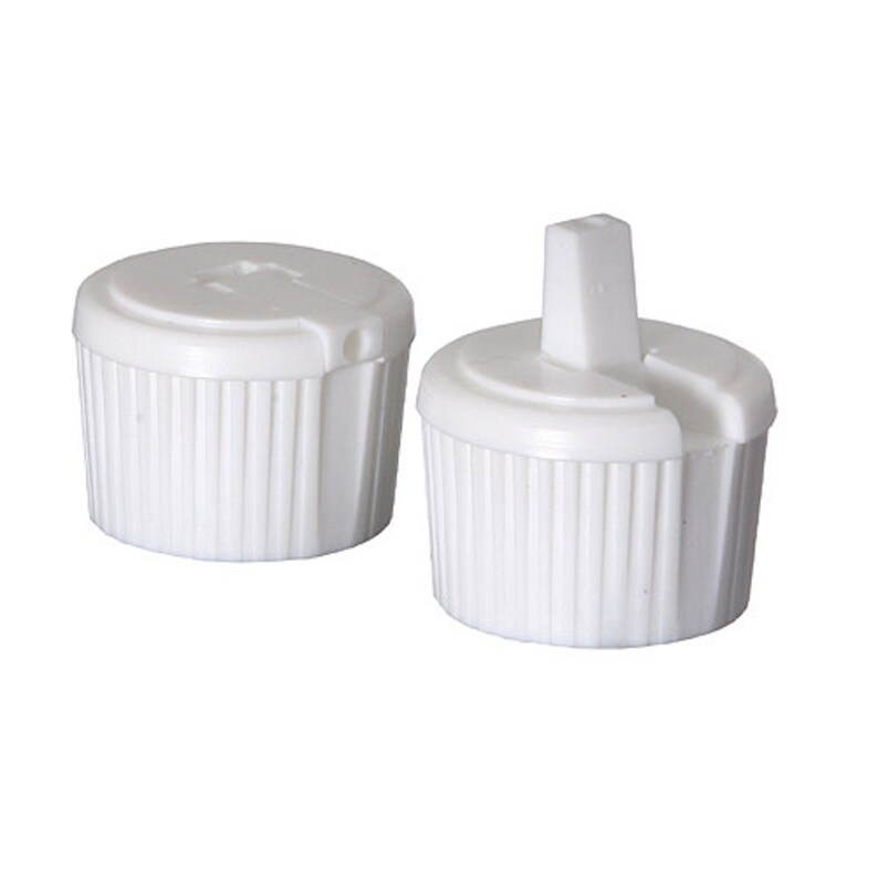 White 24/410 Turret Top Dispensing Cap - 10 Pack - Etsy