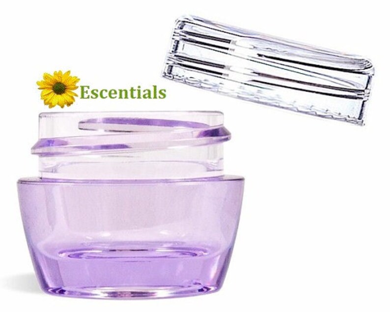 Purple Lip Balm Jar With Clear Dome Cap 10 Pack - Etsy