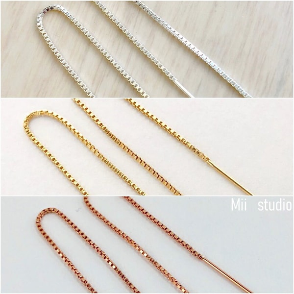 Ear Thread Earrings - Etsy