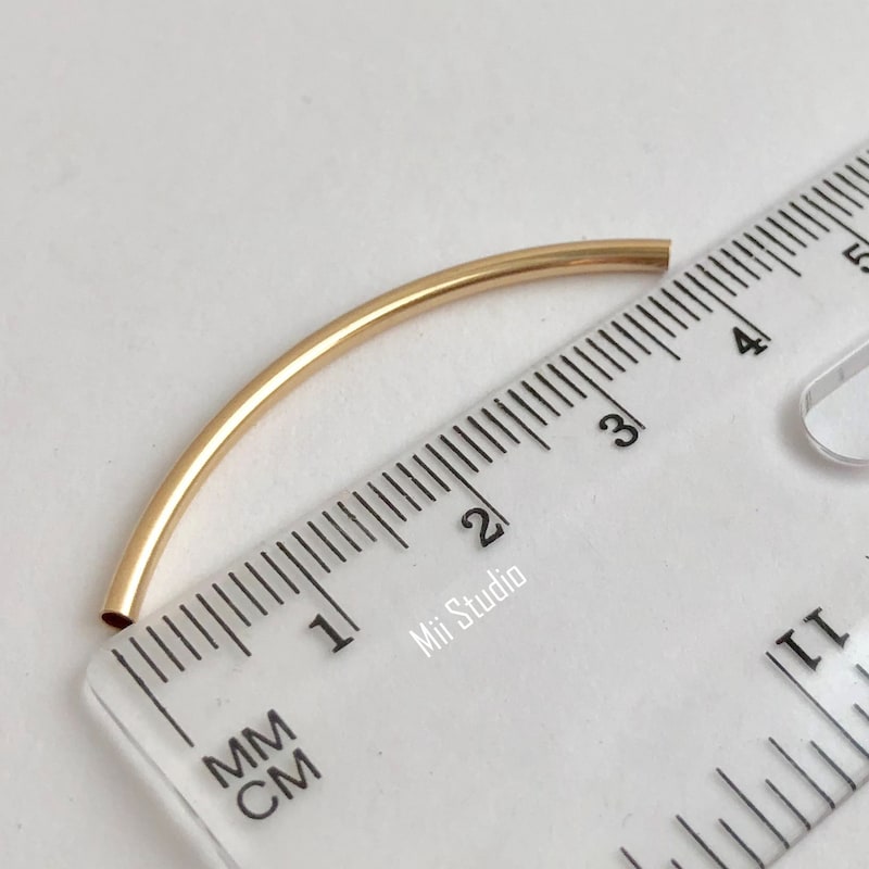 Curved Tube Beads - Etsy