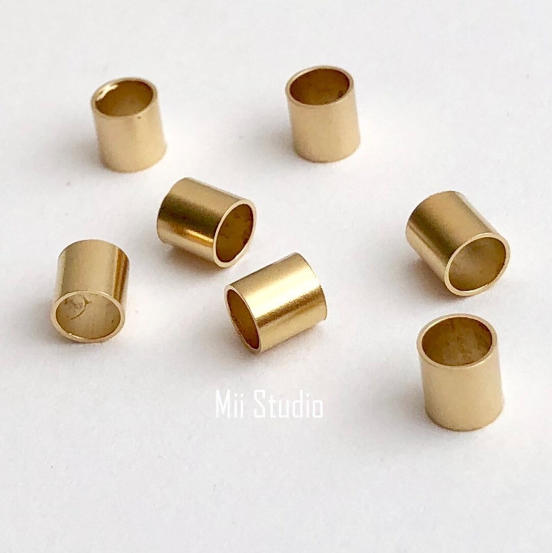 3mm Crimp Tube 14k Gold Filled Crimp Beads 3x3mm F55g - Etsy