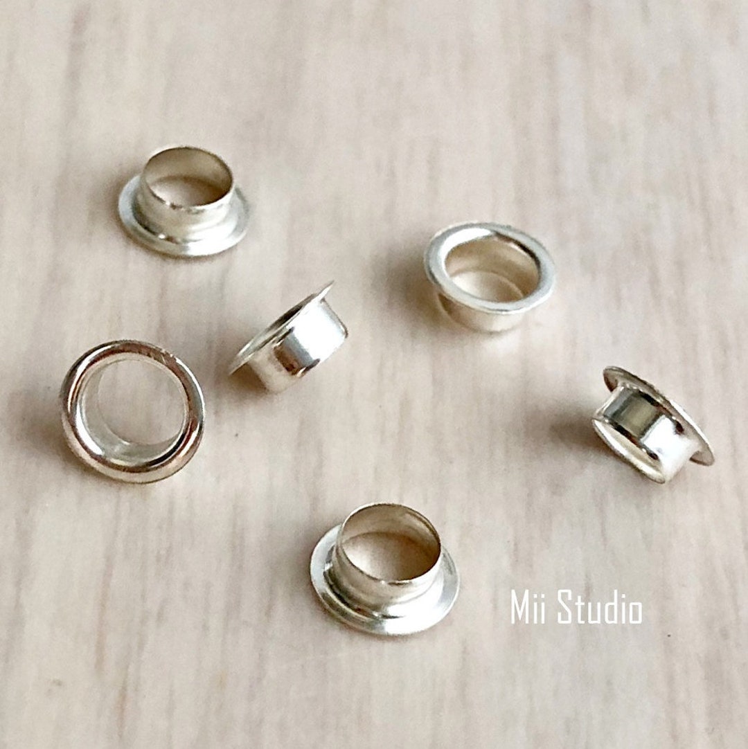 50pcs 100pcs 3.7mm Hole Bead Grommet Strling Silver G04s - Etsy