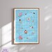 SUMMER POOL ILLUSTRATION Wall Art Decor Gift Ideas for Her - Etsy
