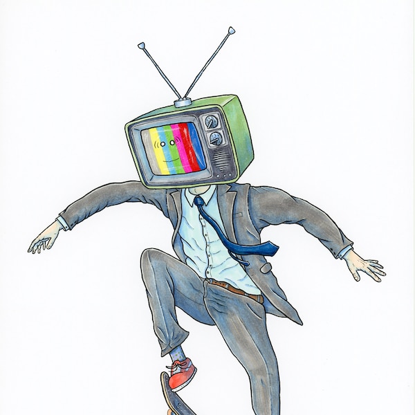 Tv Head - Etsy