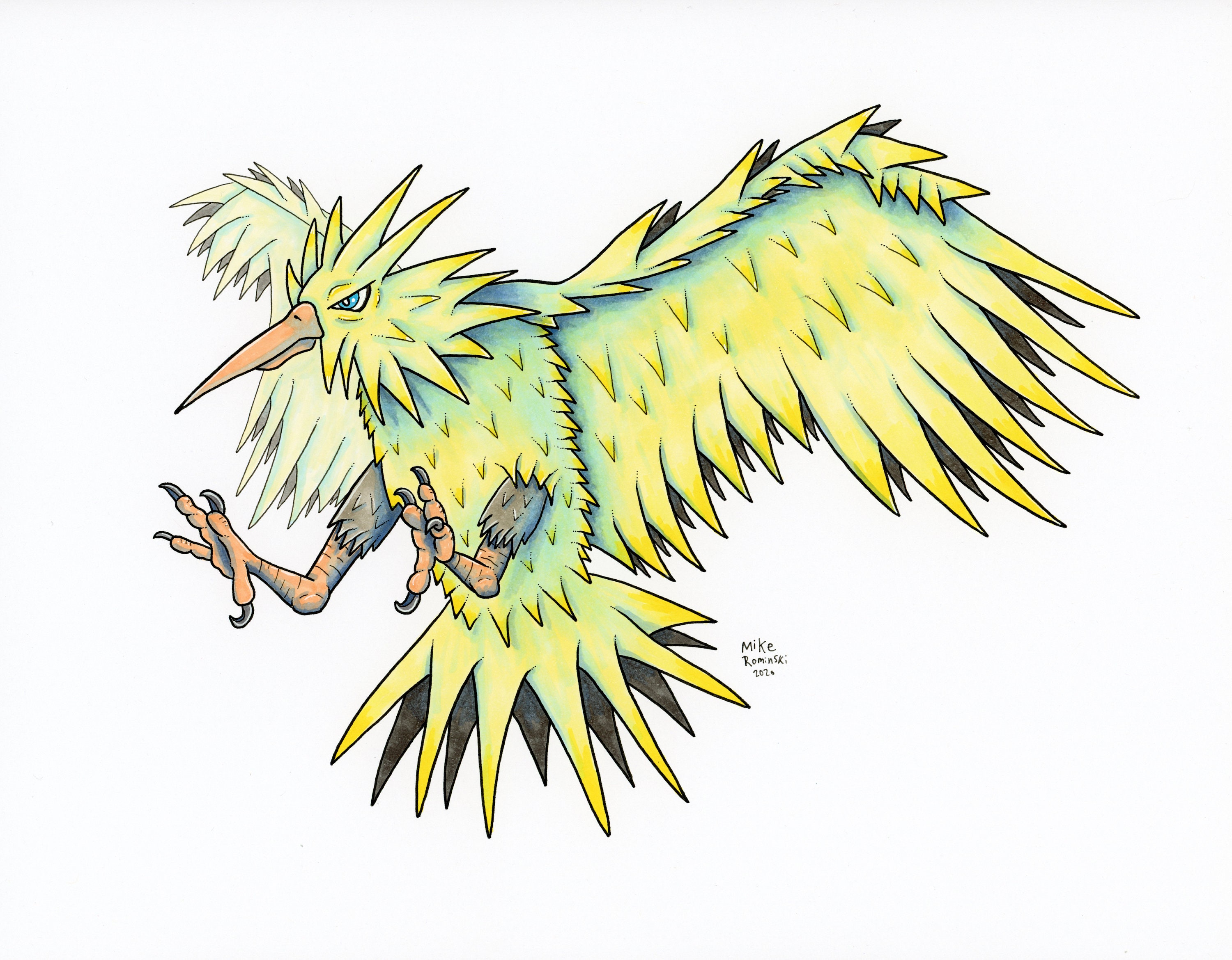 Zapdos Drawing