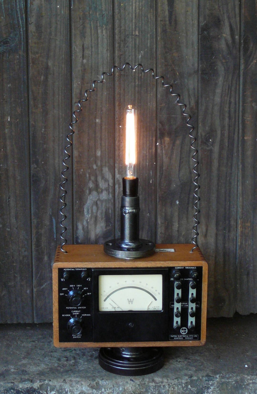Steampunk Meter Light - Etsy