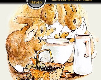 Peter Rabbit images from Tale of Tom Kitten instant download | Etsy