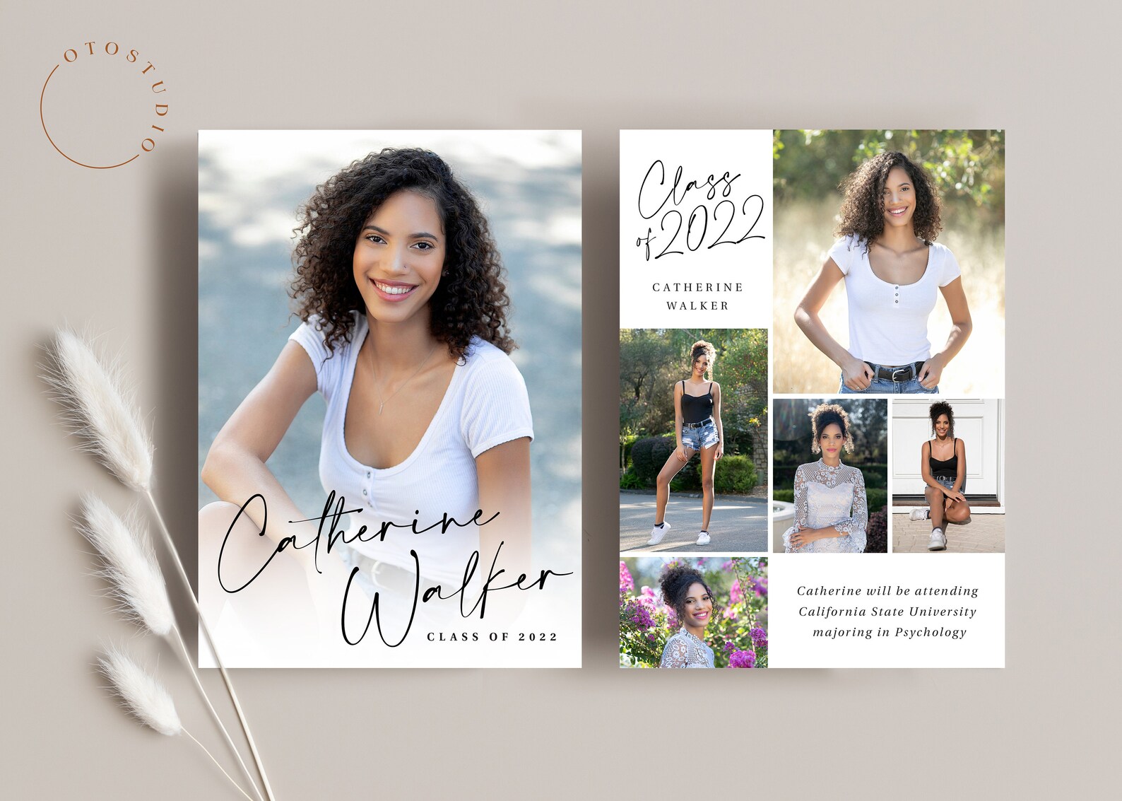 Graduation Announcement Template Class of 2022 Senior Card - Etsy